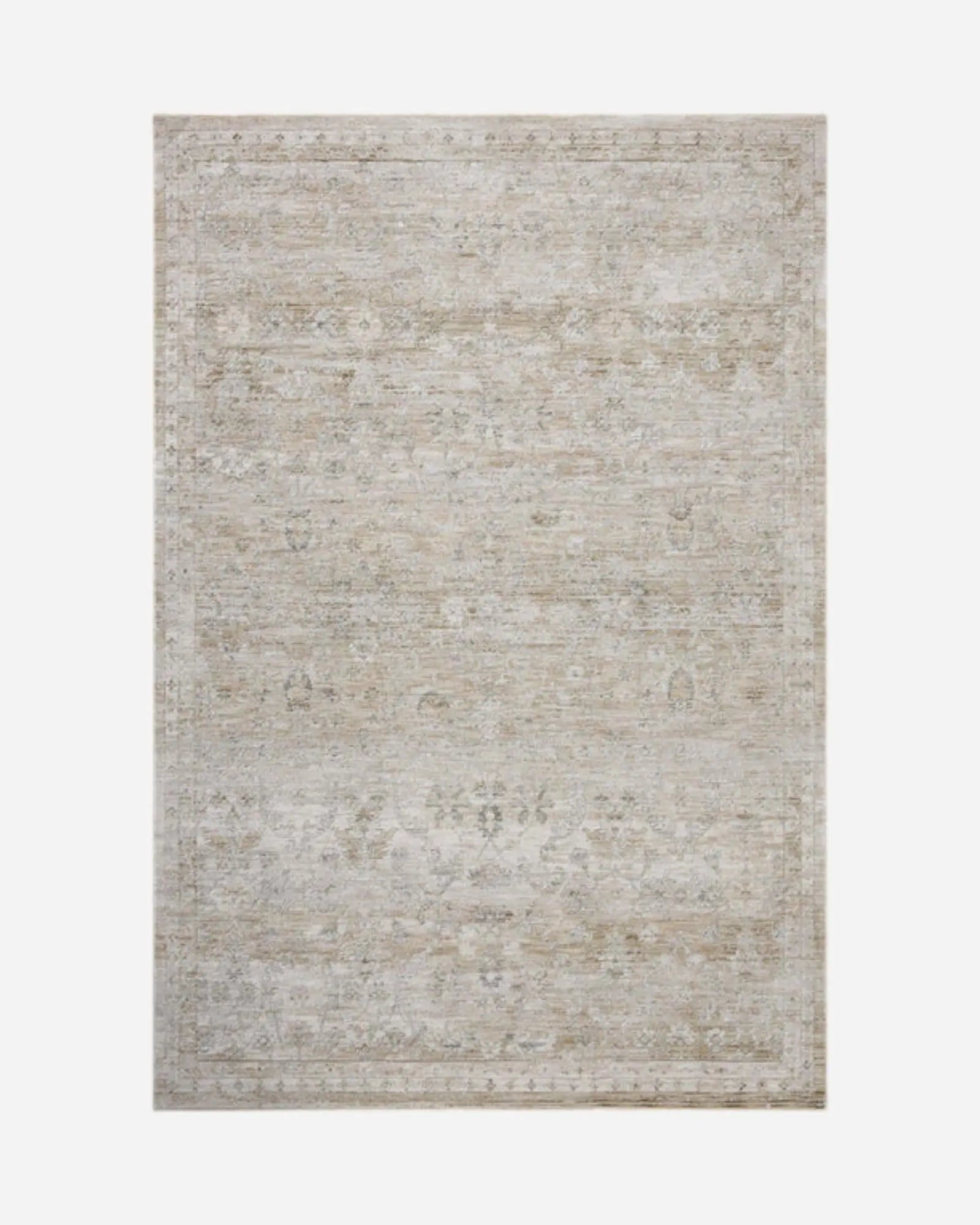 TABITHA Ivory / Khaki Tapis - Maison Olive