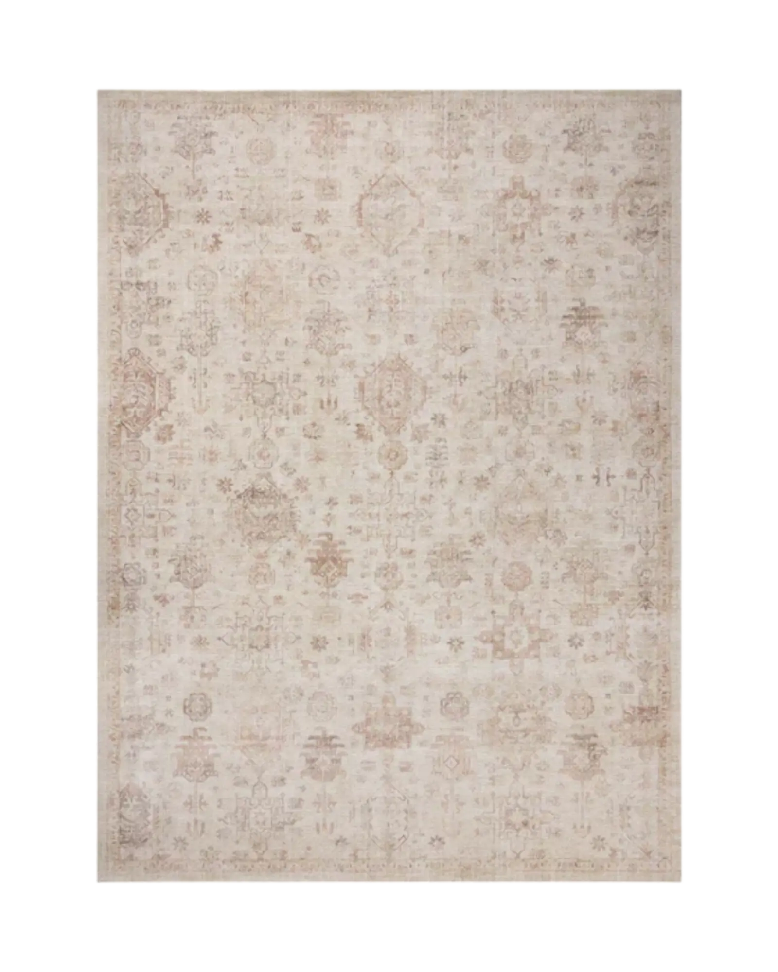 MARCELLA Sand / Terracotta Tapis - Maison Olive